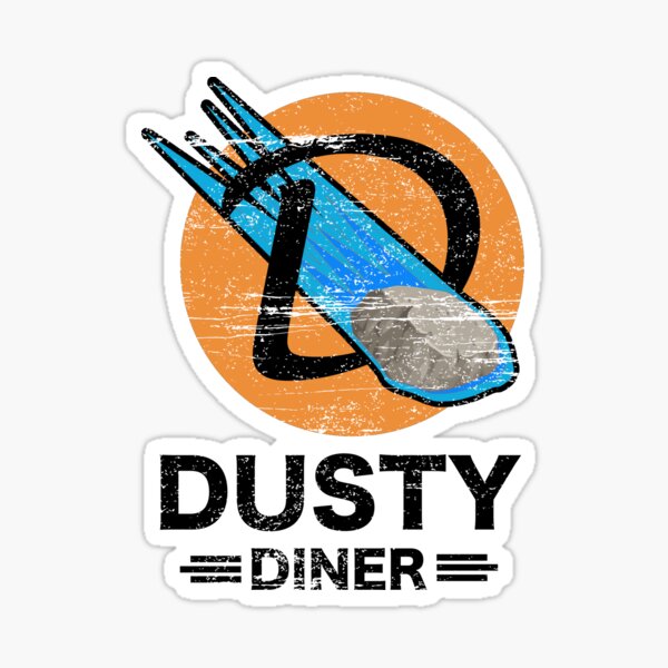 "Dusty Diner Design (Alt)" Sticker for Sale by JamleyAshes | Redbubble