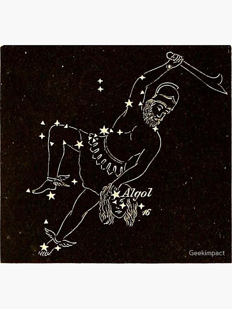 Algol astrological map Premium Matte Vertical Poster sold by Israel ...