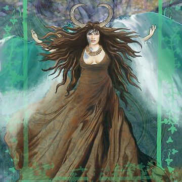 "Celtic Goddess - Boann" Art Board Print for Sale by Dan Goodfellow ...