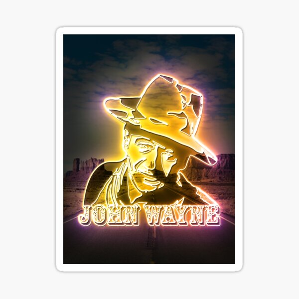 " Wayne neon art" Sticker for Sale by TwoRabbits | Redbubble