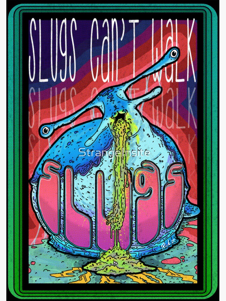 "Acid Slugs" Sticker by StrangeInsite | Redbubble