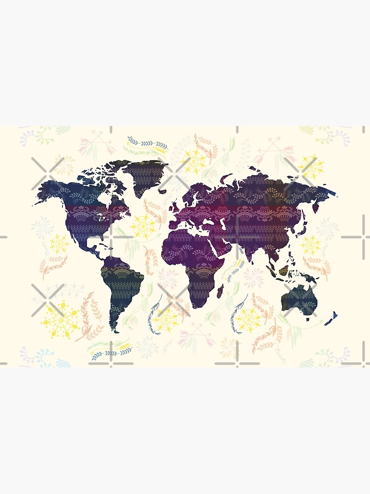 "World Map" Laptop Skin for Sale by famenxt | Redbubble