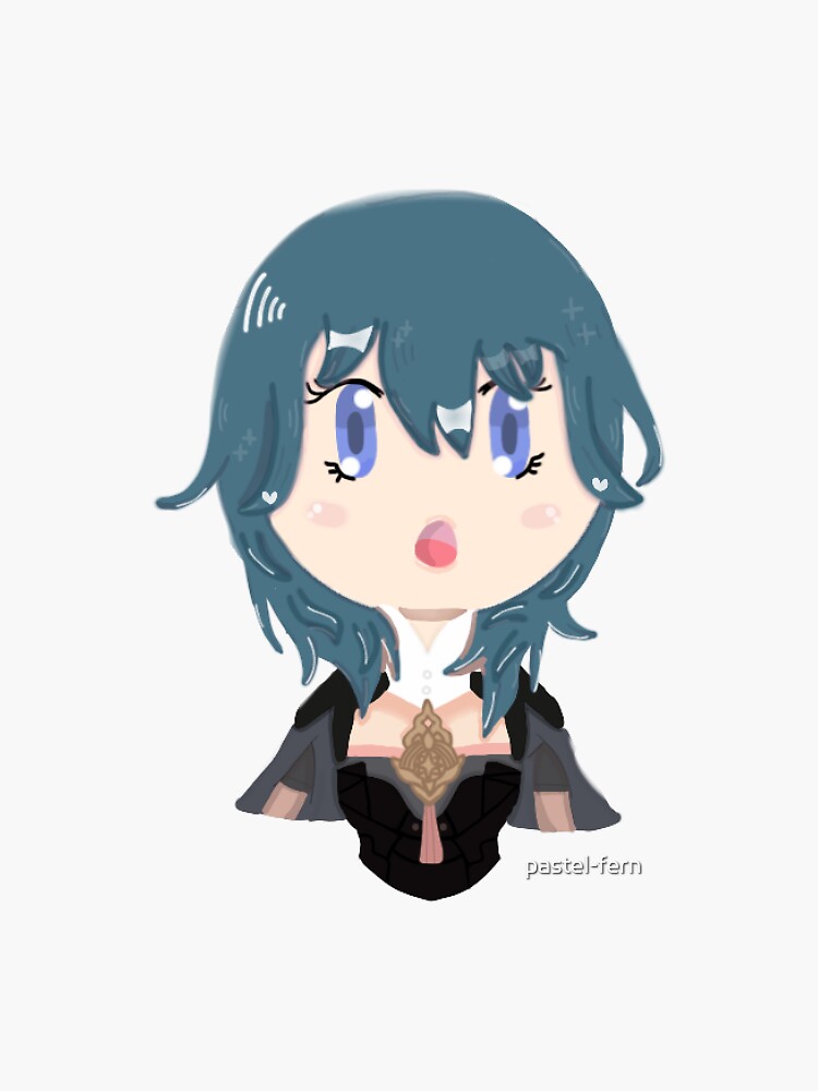 Pegatina «Chibi Mujer Byleth Pegatina» de pastel-fern | Redbubble