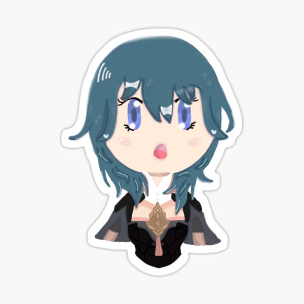 Pegatina «Chibi Mujer Byleth Pegatina» de pastel-fern | Redbubble