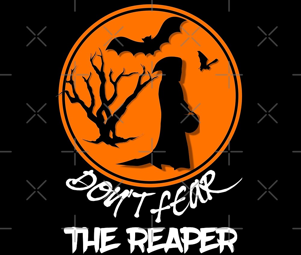 "Creepy Scary Halloween Art Don't Fear The Reaper 3D Art " by CharJens ...