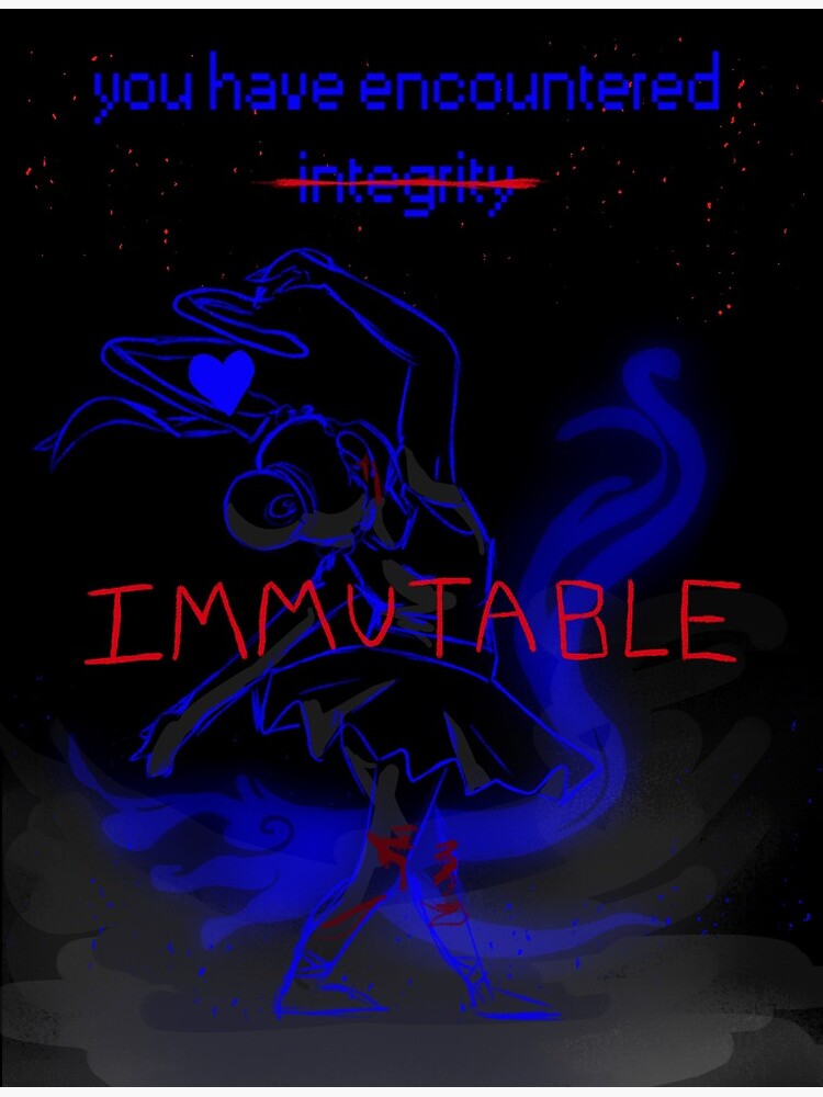 "--integrity soul-- undertale fallen humans" Greeting Card for Sale by ...