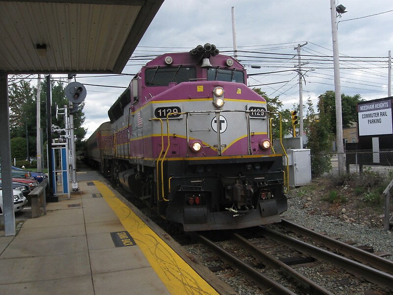 "1129 MBTA Commuter Rail" by Eric Sanford | Redbubble