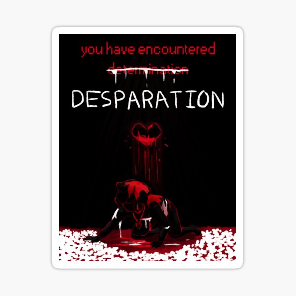 "--determination soul-- undertale fallen humans" Sticker for Sale by ...