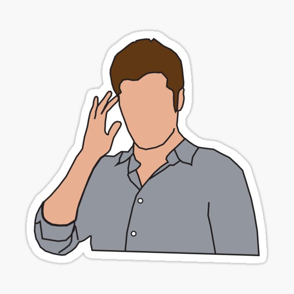 "Shawn Spencer" Sticker for Sale by mkunze | Redbubble