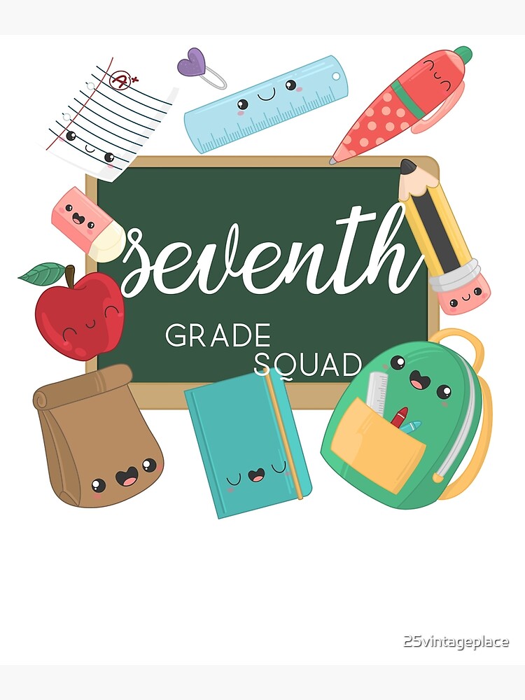 Póster «Séptimo grado Escuadrón de maestros 6to grado Regreso a la ...