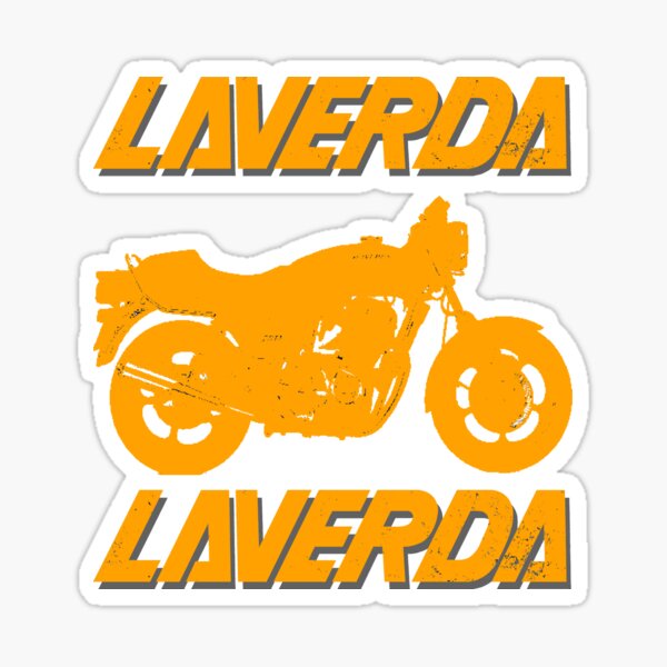 "Orange Laverda Jota Silhouette" Sticker for Sale by ianearthcore ...