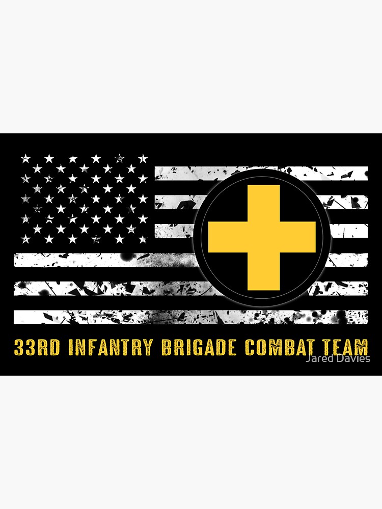 "33rd Infantry Brigade Combat Team" Sticker by MilitaryCandA | Redbubble