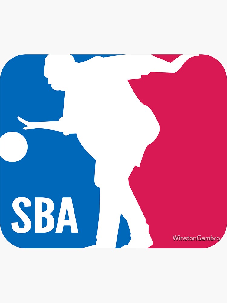 "SBA" Sticker by WinstonGambro | Redbubble