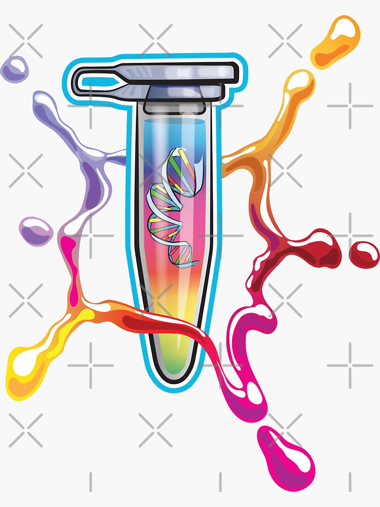 "qPCR - Spectrum Plasmid & DNA floating in PCR Reaction Tube Vial ...