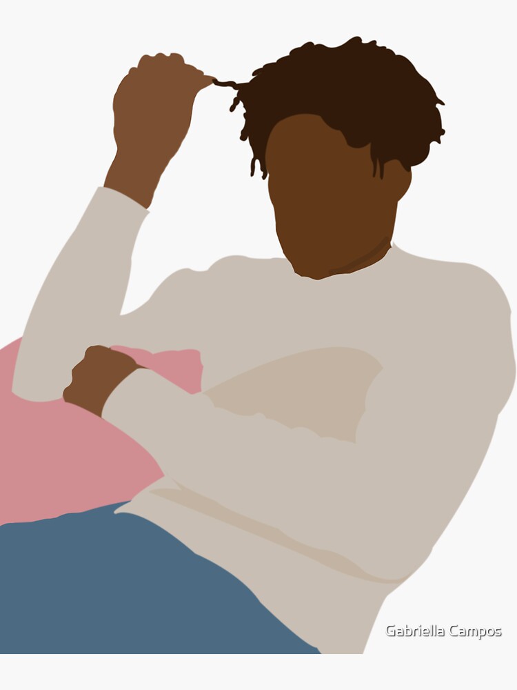 "Daniel Caesar" Sticker for Sale by TheGreatGabsby | Redbubble