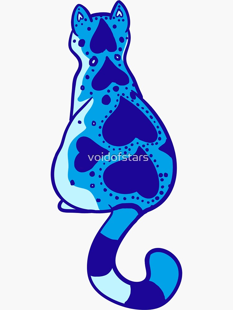 "Pride Month Transmasc Kitty" Sticker by voidofstars | Redbubble