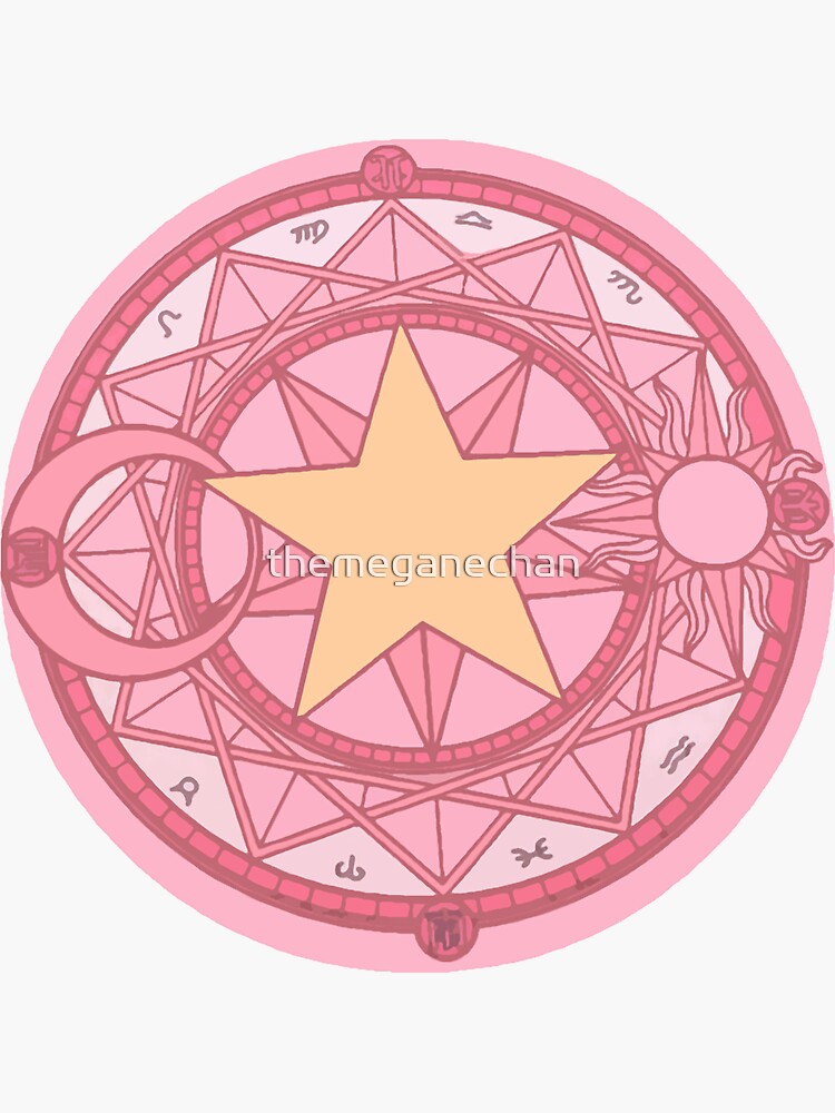 "Magic Circle" Sticker for Sale by themeganechan | Redbubble