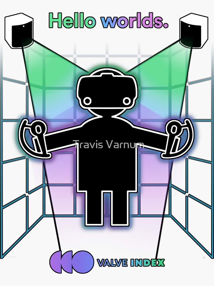 "Valve Index Design" Sticker for Sale by DrStrangelove23 | Redbubble