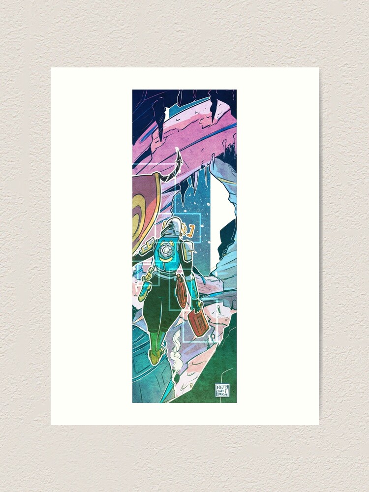 "Risk of Rain 2: Mercenary" Art Print for Sale by BlueTwoDays | Redbubble