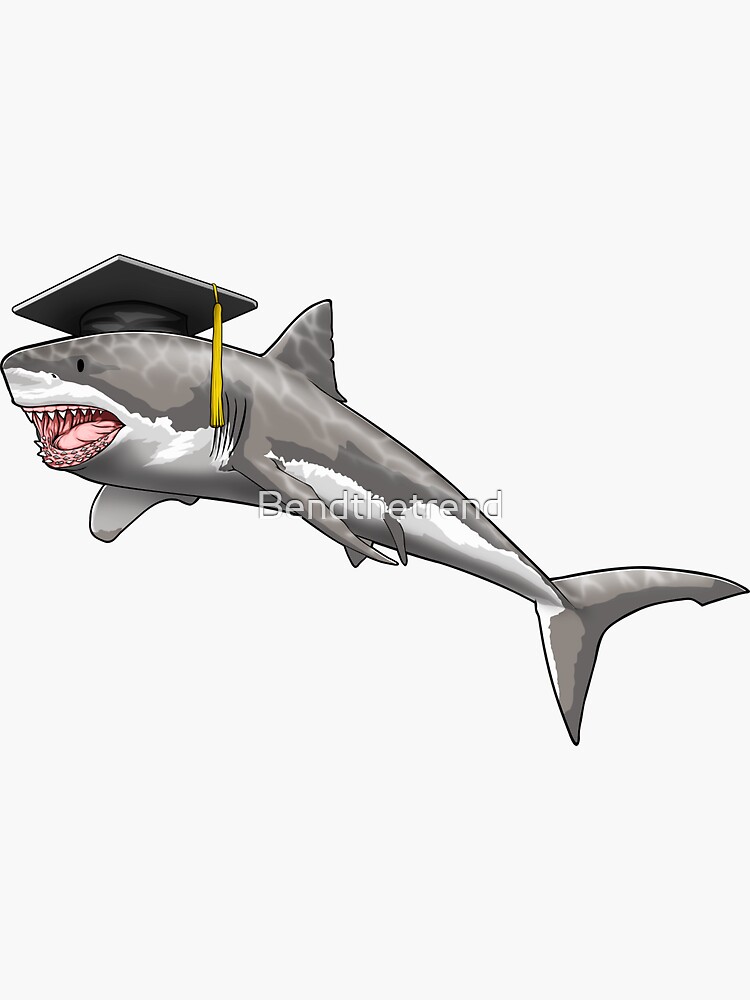 "Graduate Shark Class of 2019 Graduation" Sticker for Sale by ...