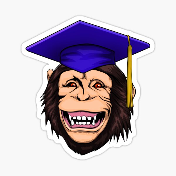 "Graduate Monkey Class of 2019 Graduation" Sticker for Sale by ...