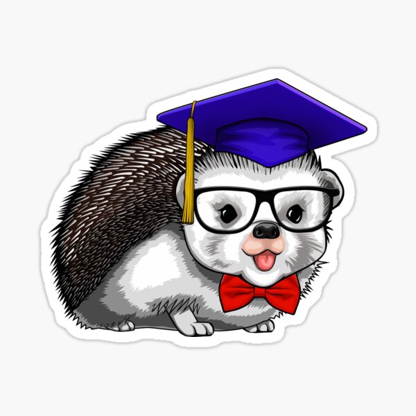 "Graduate Hedgehog Class of 2019 Graduation" Sticker for Sale by ...