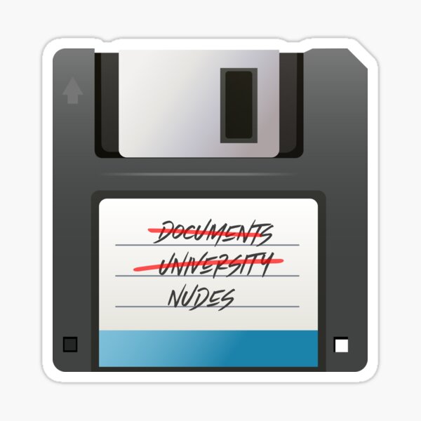"Floppy Disk" Sticker for Sale by Melinski-Art | Redbubble