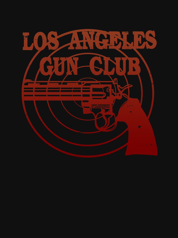"LA Los Angeles Gun Club" T-shirt for Sale by WoodJersey | Redbubble ...