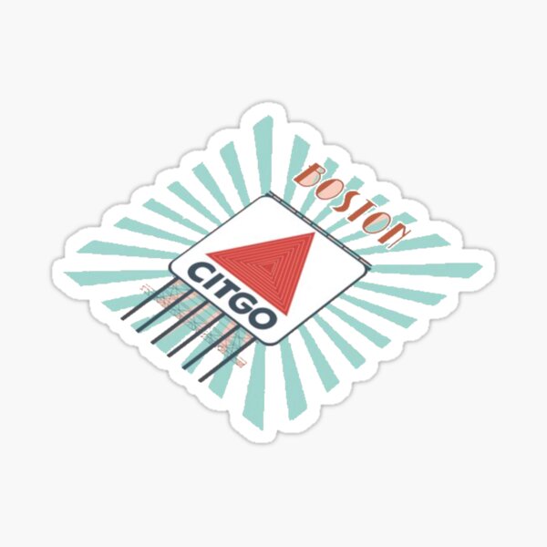 "Boston Citgo Sign with Sunbeams" Sticker for Sale by marblequeen ...