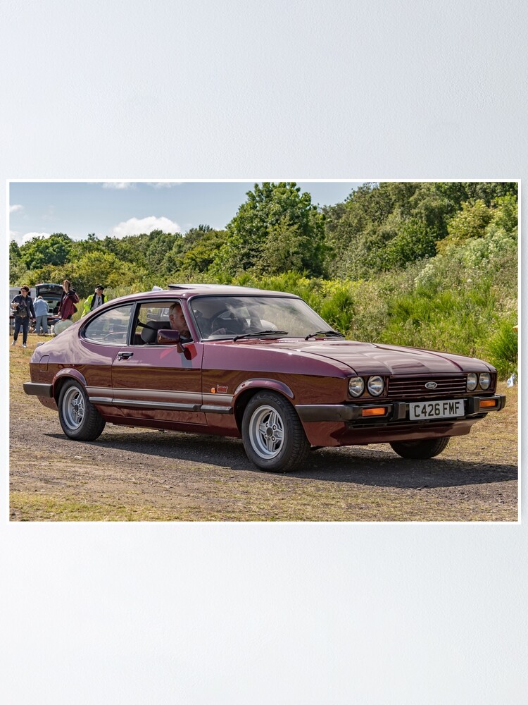 "Ford Capri" Poster for Sale by StevenCartyphot | Redbubble