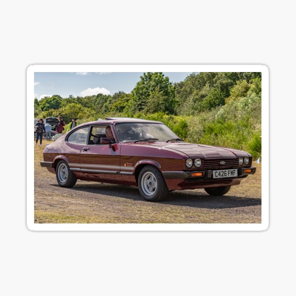"Ford Capri" Sticker for Sale by StevenCartyphot | Redbubble