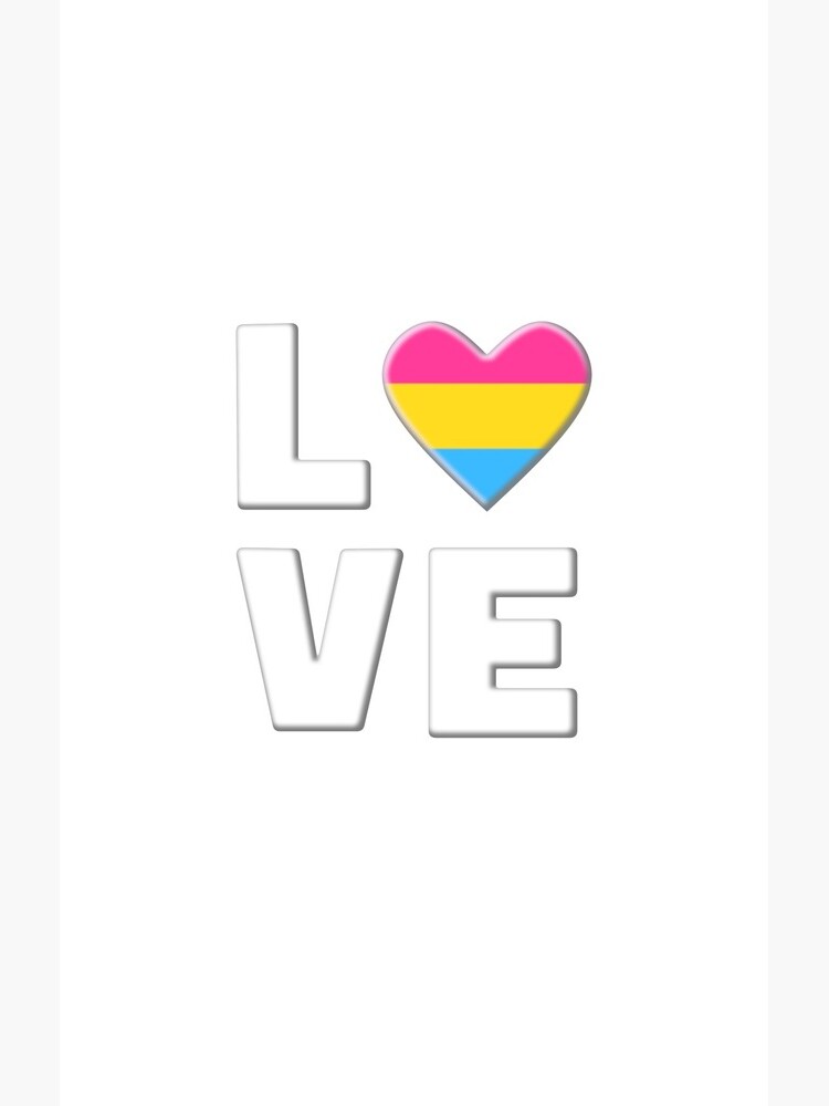 Pansexual Love T Shirt Pan Love Shirt Funny Activism Pansexuality Flag