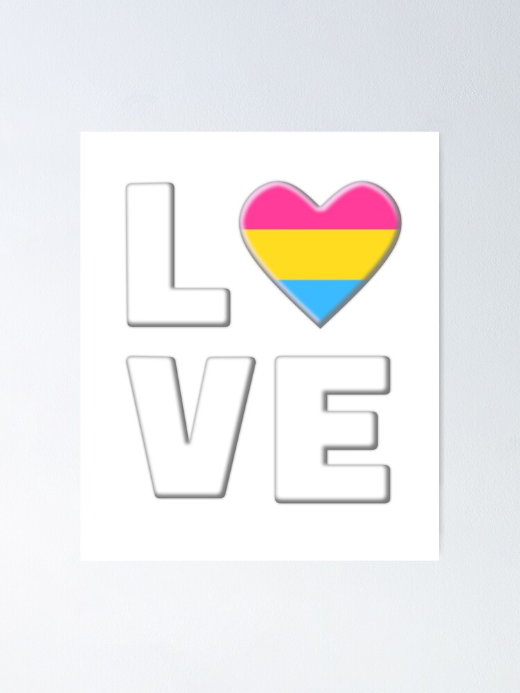 Pansexual Love T Shirt Pan Love Shirt Funny Activism Pansexuality Flag