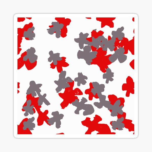 "Mini petal expressive pattern" Sticker for Sale by nadoje | Redbubble