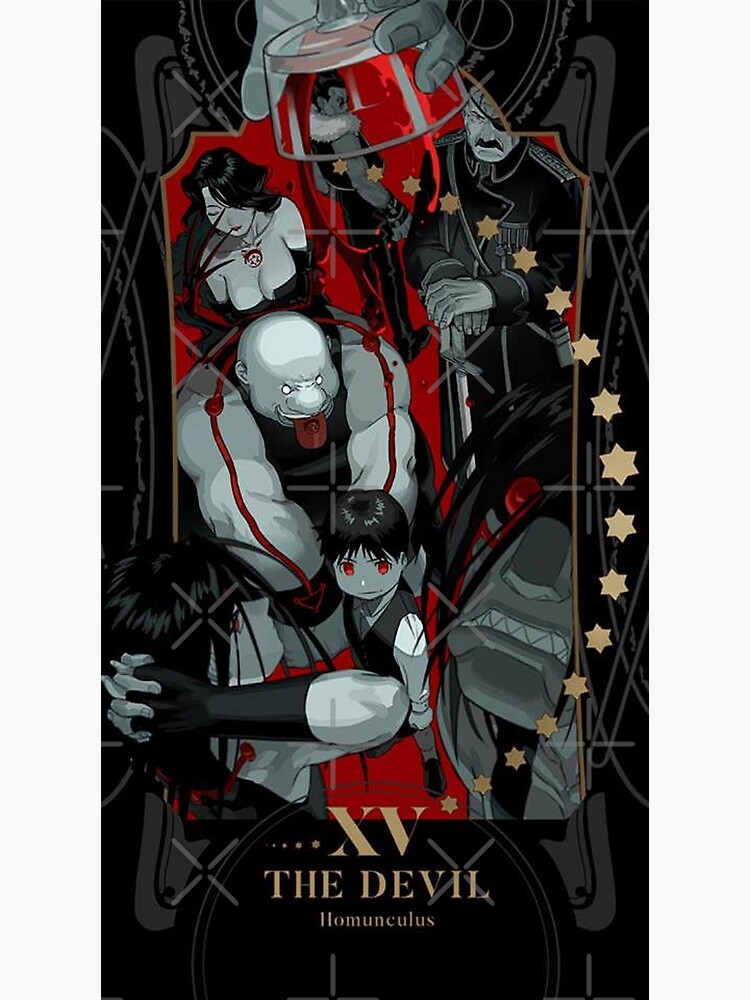 "Fullmetal Alchemist Brotherhood - Homonculus" Poster for Sale by ...