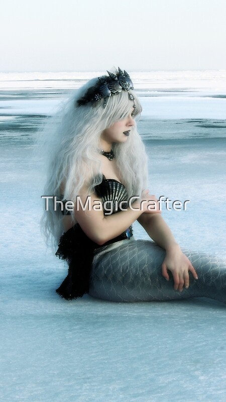 "ARCTIC MERMAID ♥ Mermaid Queen on Ice" by TheMagicCrafter | Redbubble