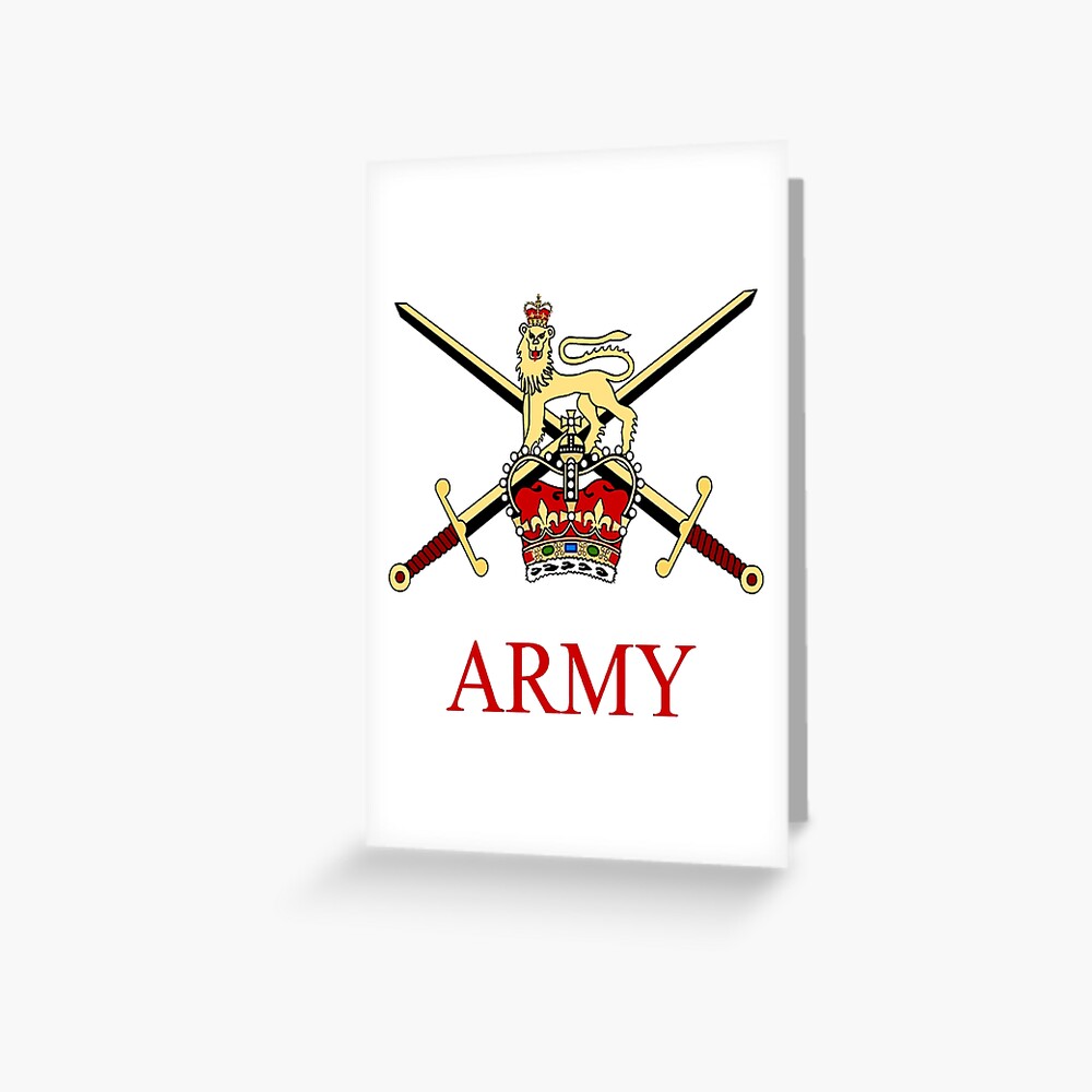 "British Army Crest" Greeting Card for Sale by Spacestuffplus | Redbubble