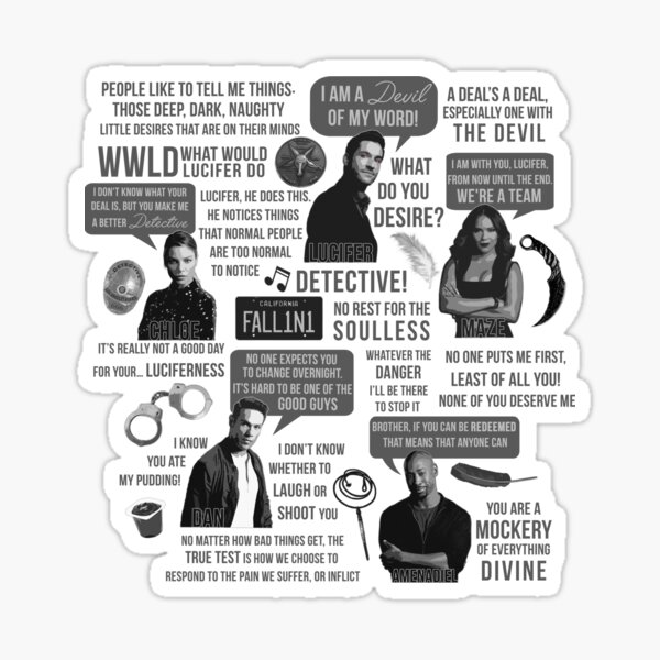 Lucifer Stickers | Redbubble