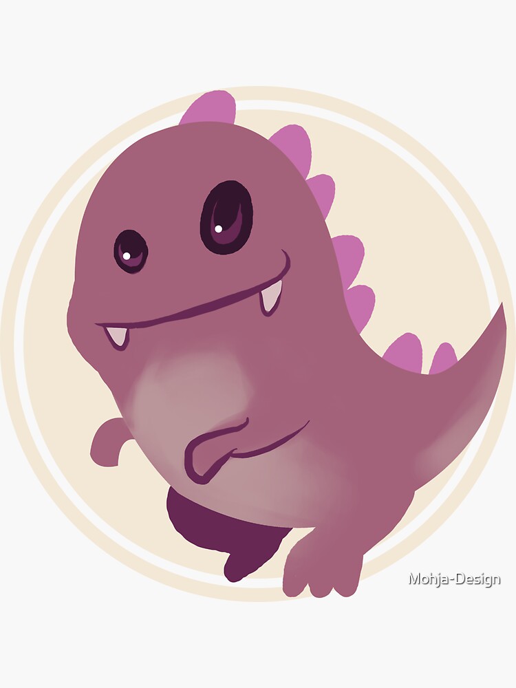 "Dinosaur / Dino T-Rex / Tyrannosaurus children" Sticker for Sale by ...