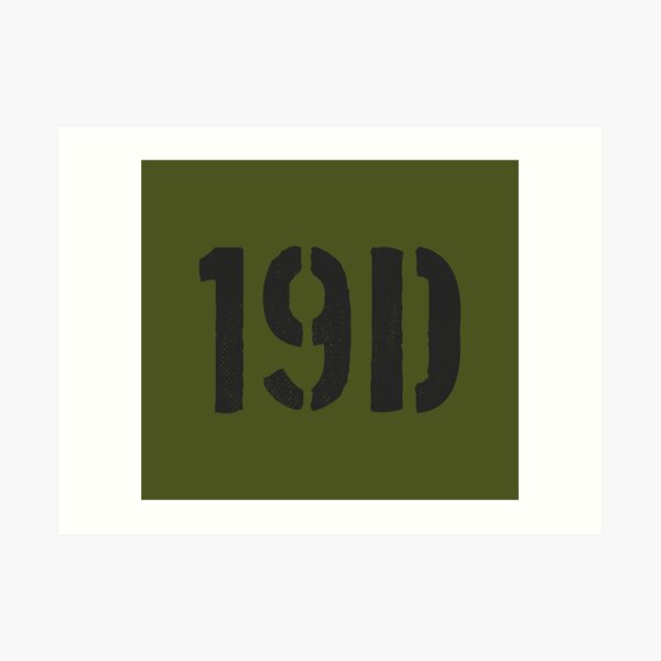 "19D Military Army Cavalry Scout" Art Print by ericthemagenta | Redbubble
