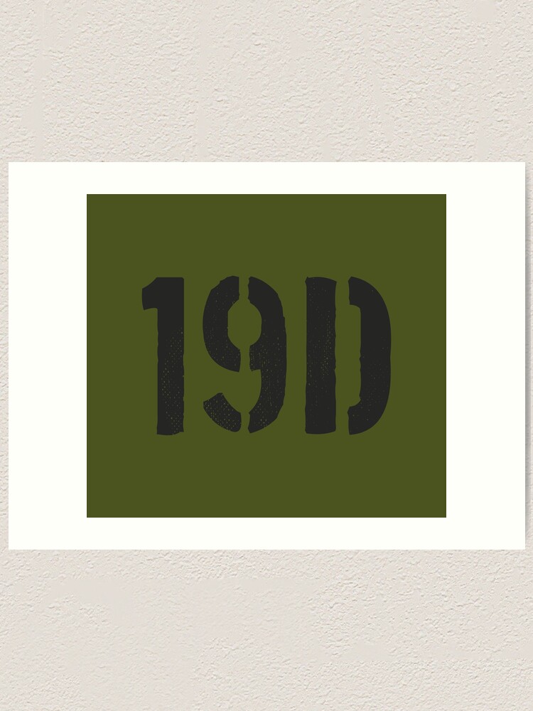 "19D Military Army Cavalry Scout" Art Print by ericthemagenta | Redbubble