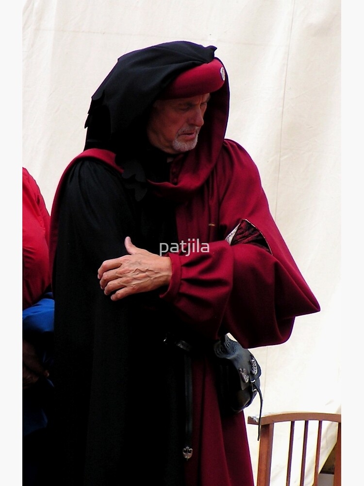 "A worried medieval merchant before crusial battle 1" Kunstdruck von ...