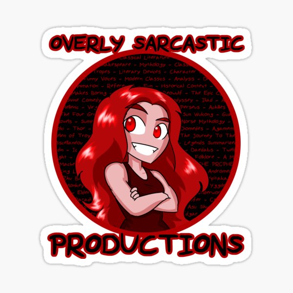 "Red Logo" Sticker for Sale by OSPYouTube | Redbubble