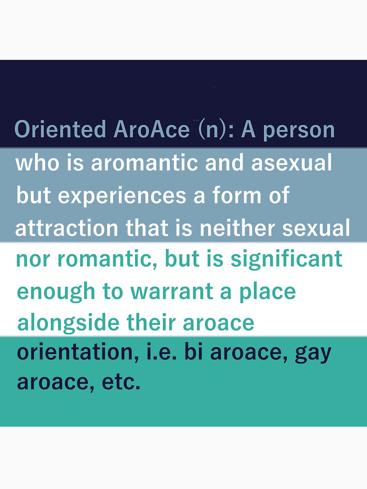 "Oriented AroAce Definition Block" T-shirt for Sale by Xweetara ...