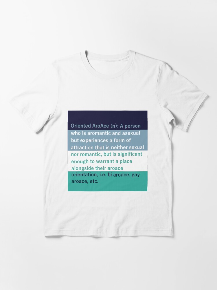 "Oriented AroAce Definition Block" T-shirt for Sale by Xweetara ...