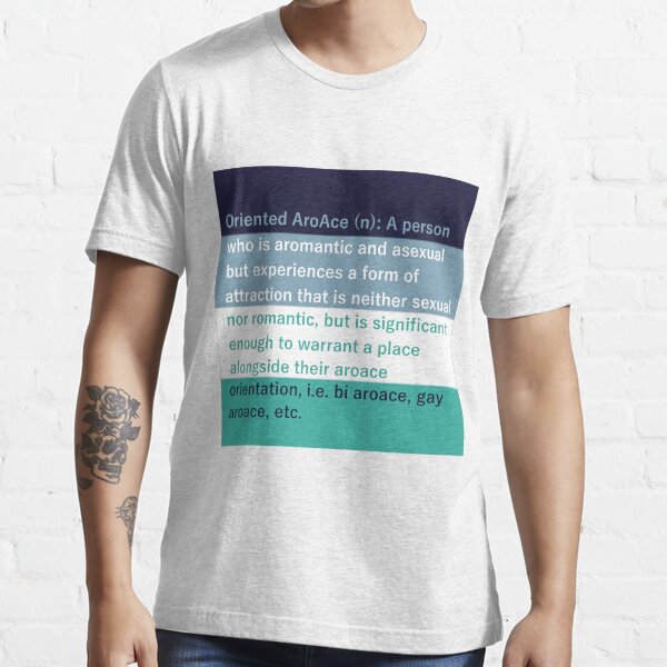 "Oriented AroAce Definition Block" T-shirt for Sale by Xweetara ...