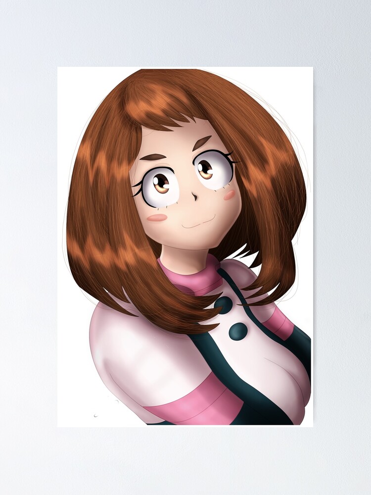 "MHA Ochako" Poster for Sale by GoldenGooby92 | Redbubble