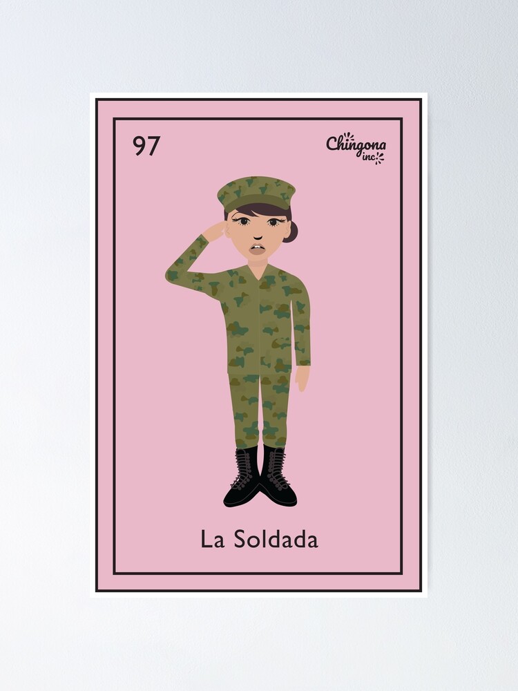 "La Soldada" Poster by vosio | Redbubble