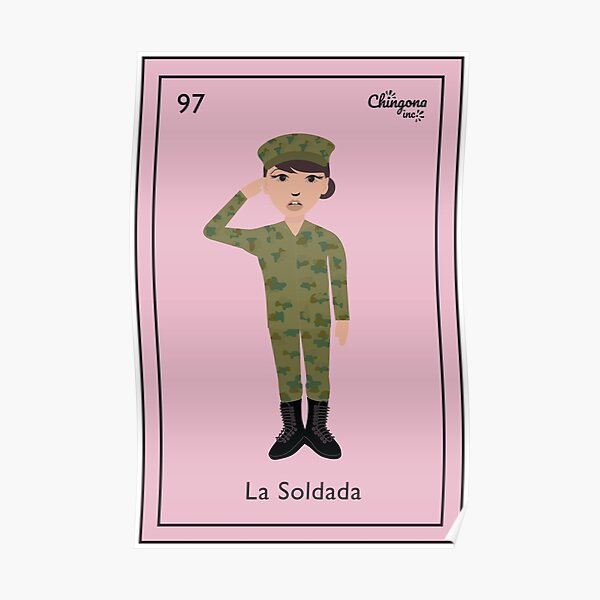 "La Soldada" Poster by vosio | Redbubble