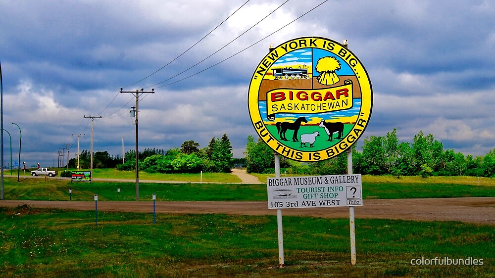 "Visit Canada - This is Biggar" by colorfulbundles | Redbubble